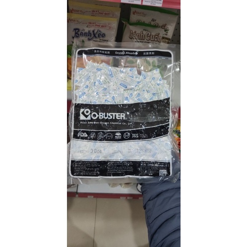 Túi hút oxi thực phẩm O-BUSTER 30cc ( 250 Gói ) | Shopee Việt Nam