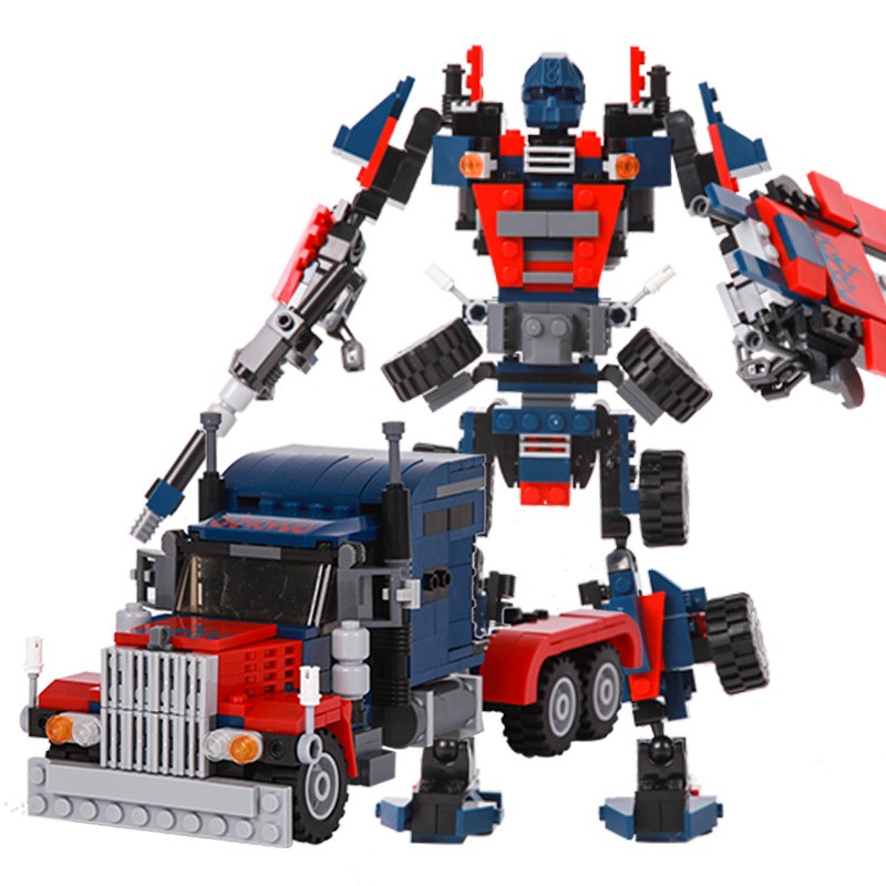 Bộ LEGO Robot Transfomer ( Optimus Prime + Bumblebee) 258/ 418 chi tiết ...