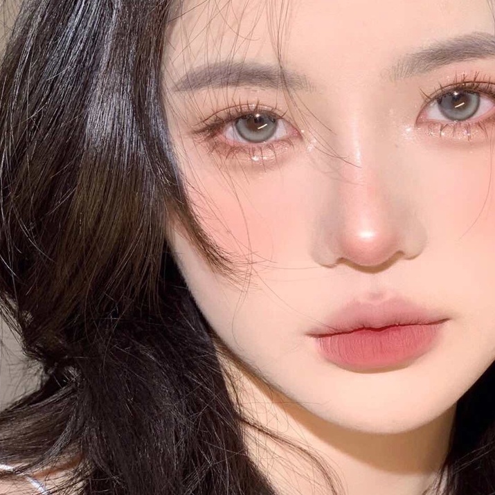 Kính Áp Tròng (COD) (0.00-8.00) Nhiều Màu Sắc 14.5mm lens xám lens cận ...