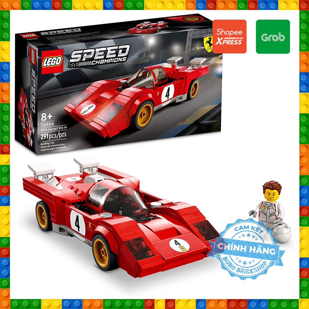 Lego Speed Champions 76906 - 1970 Ferrari 512 M - Bộ xếp hình Lego Xe ...