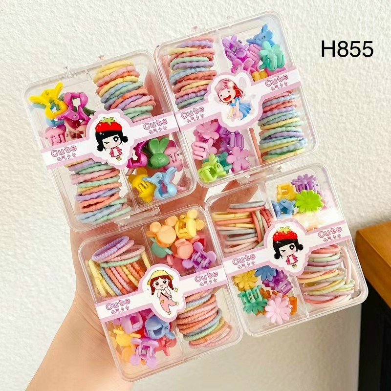 HỘP Chun Kẹp 4 Ngăn Thiết Kế Thời Trang Cho Bé Gái HGVN 2022 #A8 ...