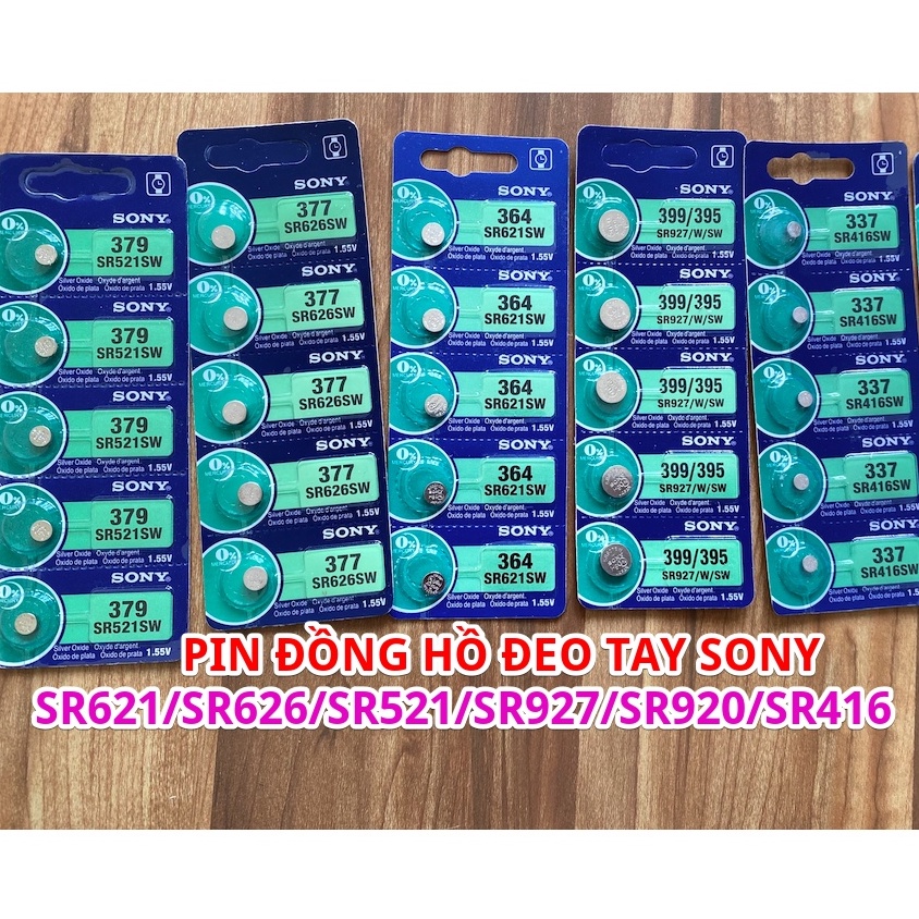 Pin Đồng Hồ Đeo Tay SONY SR621SW , SR626SW , SR521SW , SR927SW ...