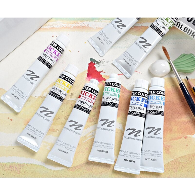 Màu Poster Color - Nicker (Tuýp 20ml) | Shopee Việt Nam