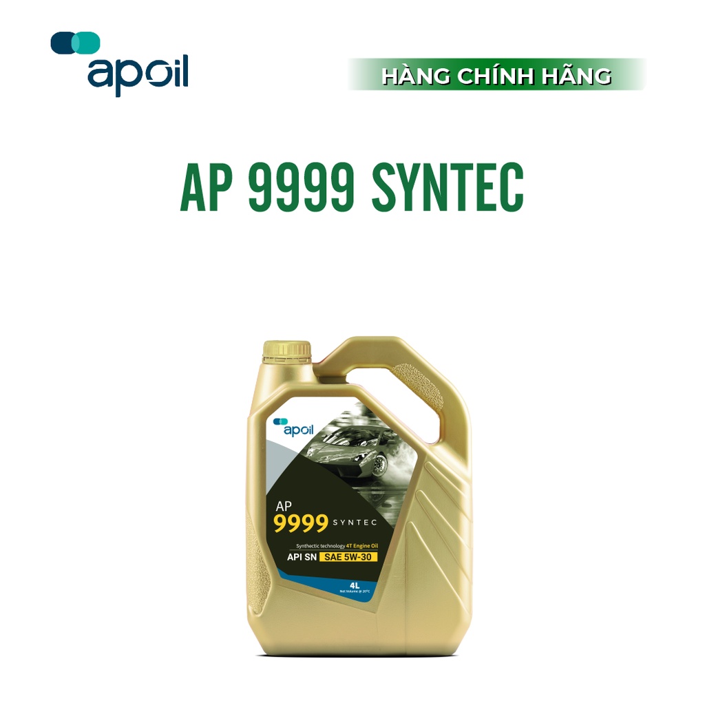 Dầu nhớt ô tô cao cấp AP OIL - AP 9999 SYNTEC 5W30 - Dung tích 4L/1L ...