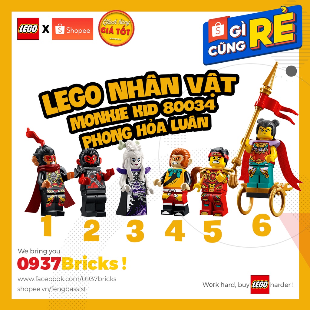 [NHÂN VẬT LẺ] LEGO 80034 PHONG HỎA LUÂN CỦA NATRA CHIA LẺ 0937BRICKS ...