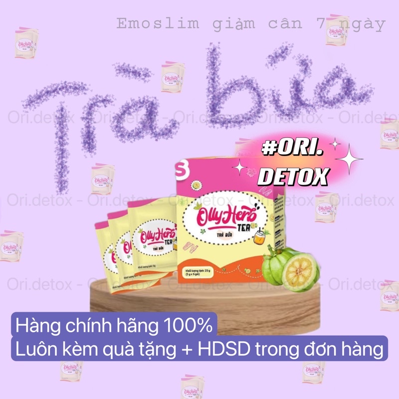 TRÀ BỨA OLLY HERB TEA GIỮ CÂN - TẶNG KÈM QUÀ | Shopee Việt Nam