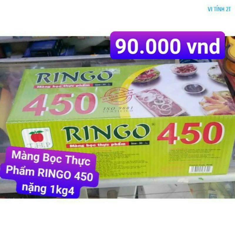 ( Hỏa tốc TpHCM) Màng Bọc Thực Phẩm RINGO 450 nguyên siu nặng 1kg45 ...