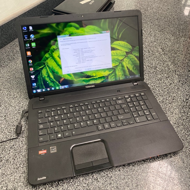 Laptop cũ toshiba cpu amd A6 ram 4gb hdd 500gb màn hình 18.4 inch màn ...