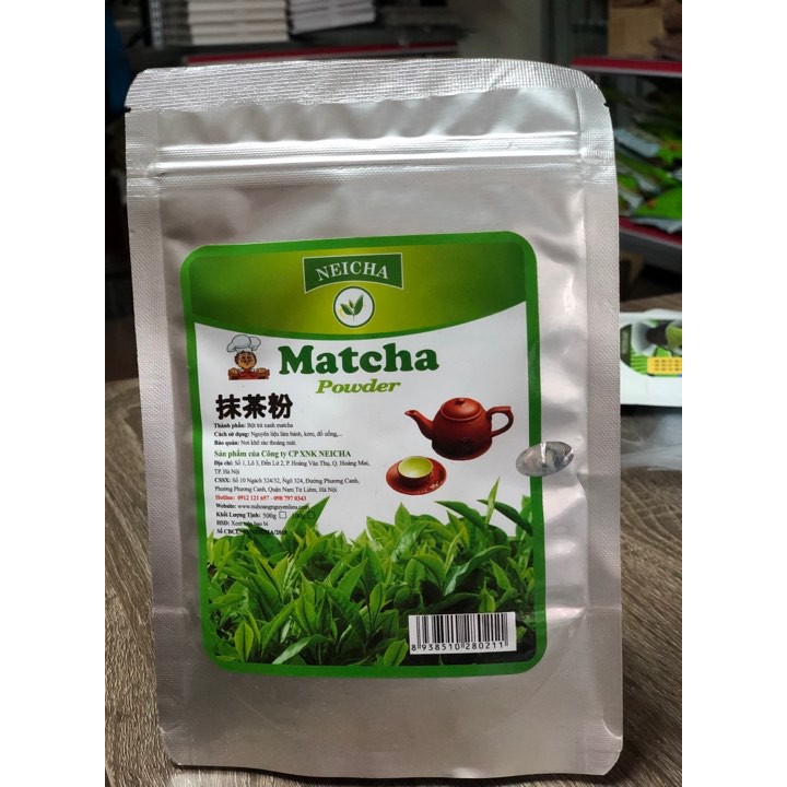 Bột trà xanh Matcha Neicha Đài Loan Túi 500g | Shopee Việt Nam