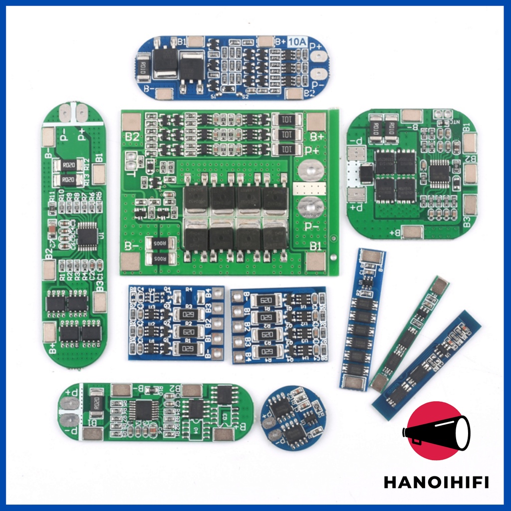 Mạch sạc mạch bảo vệ pin lion, pin 18650 chất lượng cao, mạch 1s, 2s ...