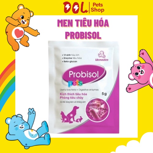 Men Tiêu Hóa Probisol PET cho Chó Mèo gói 5g | Shopee Việt Nam