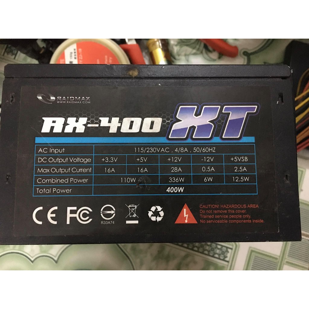 Nguồn máy tính công suất thực RAIDMAX 300w 350w 400w 450w test ok ...