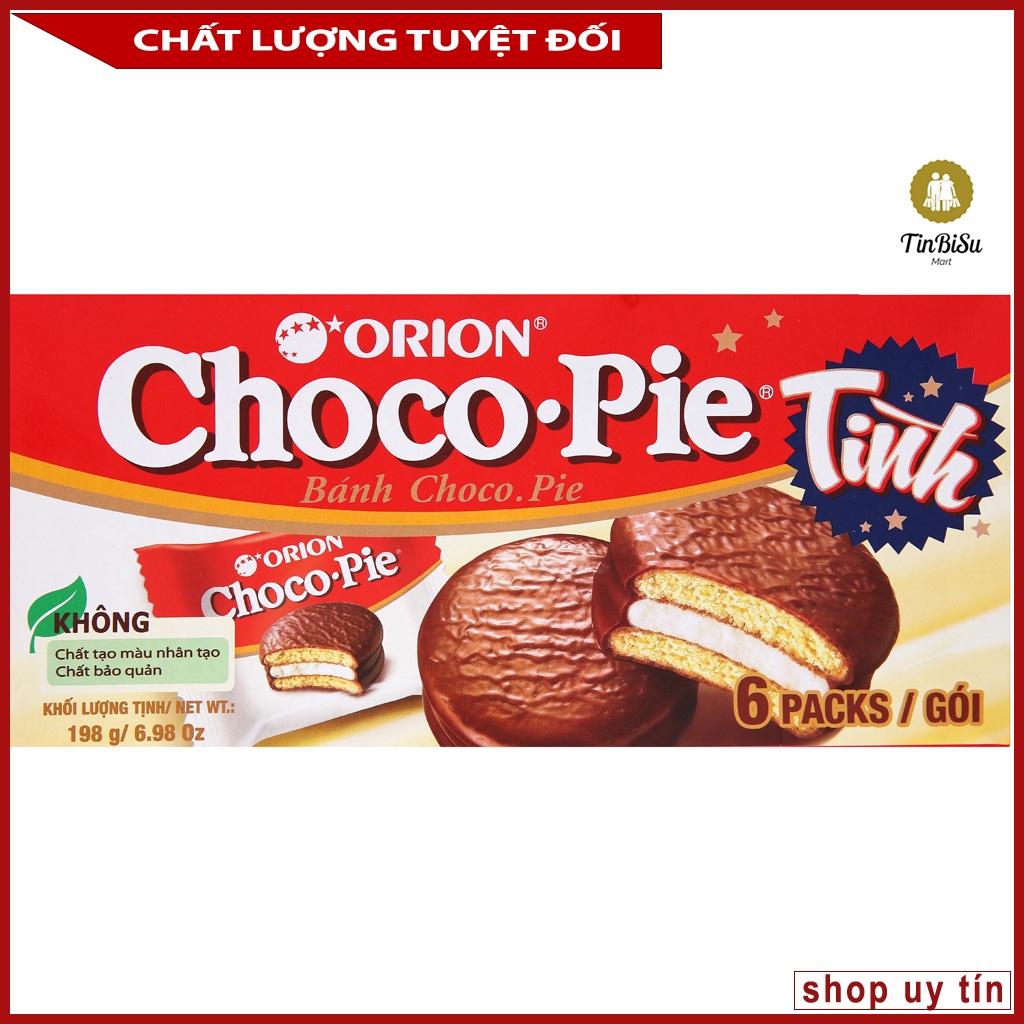 Bánh Orion Choco-pie 198g (hộp 6 cái * 33g) | Shopee Việt Nam