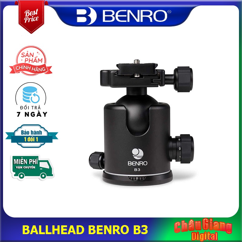Ballhead Benro B3 - đầu bi cho chân máy ảnh,máy quay | Shopee Việt Nam