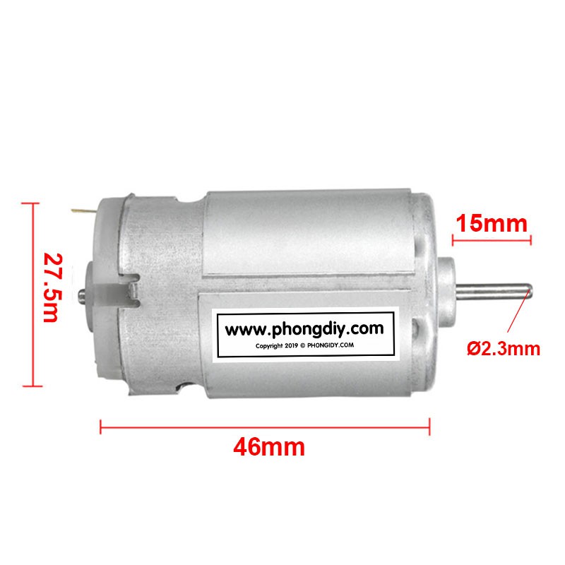 Motor 395 DC 9v-12v | Shopee Việt Nam