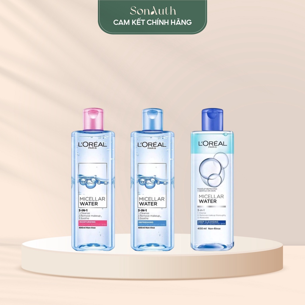 Nước tẩy trang L'Oreal Make Up Remover Micellar 400ml (Nhập khẩu chính hãng) | Shopee Việt Nam