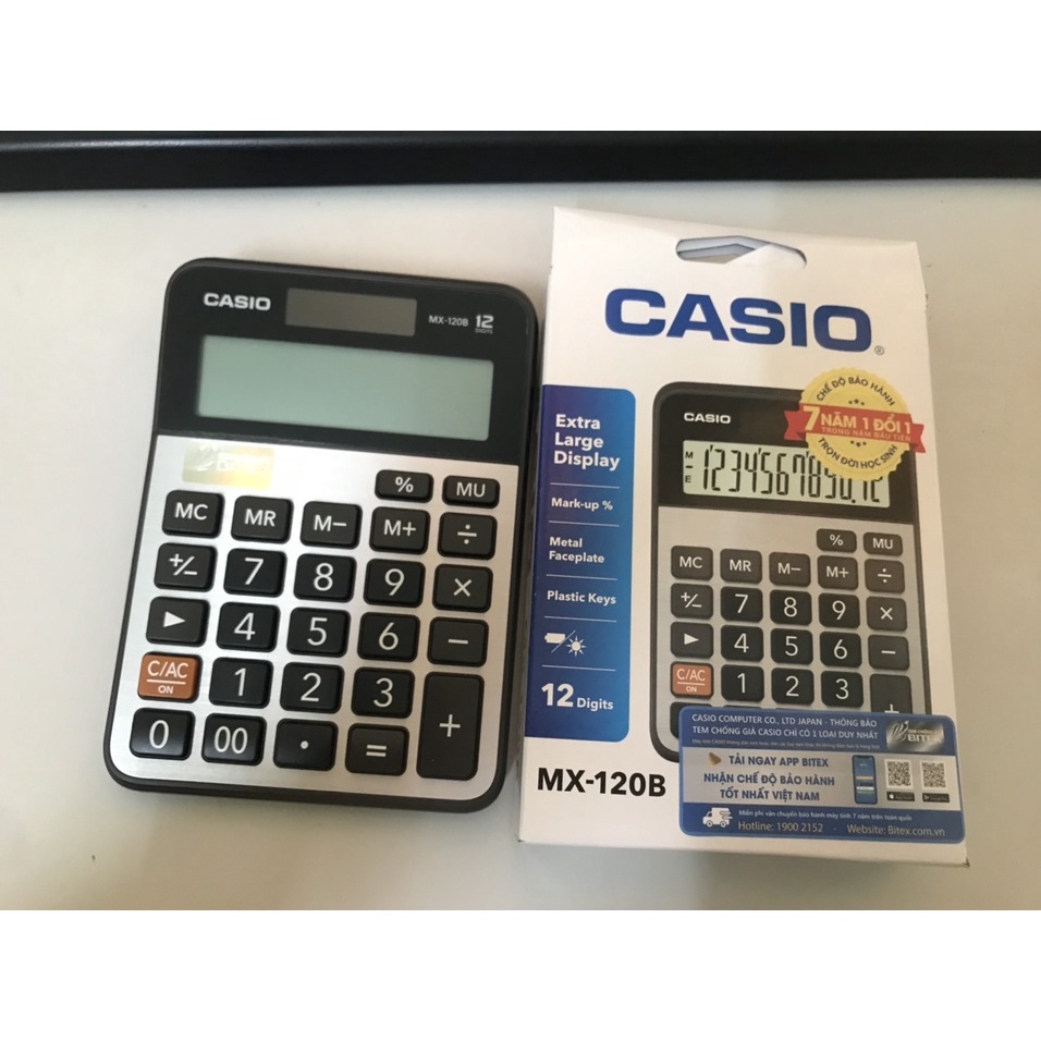 MÁY TÍNH CASIO MX-120B -12 SỐ | Shopee Việt Nam