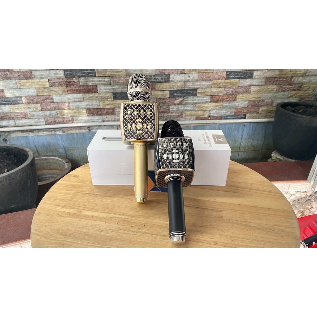 Mic Karaoke không dây Bluetooth YS-95 Tích Hợp Loa Bass - Micro Dùng ...