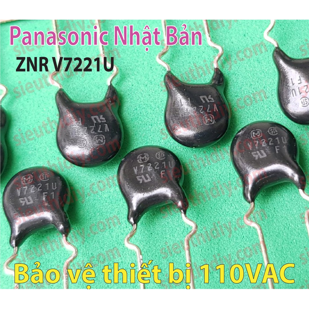 Tụ chống sét Varistor (MOV) bảo vệ quá áp thiết bị điện, điện tử ...