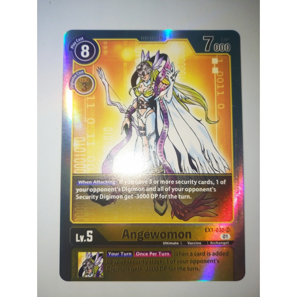 Thẻ bài Digimon - TCG - Angewomon / EX1-030' | Shopee Việt Nam