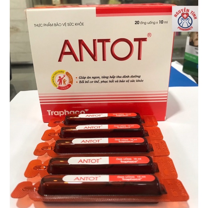 ANTOT TRAPHACO hộp 20 ống nhựa giúp ăn ngon, bổ cơ thể | Shopee Việt Nam