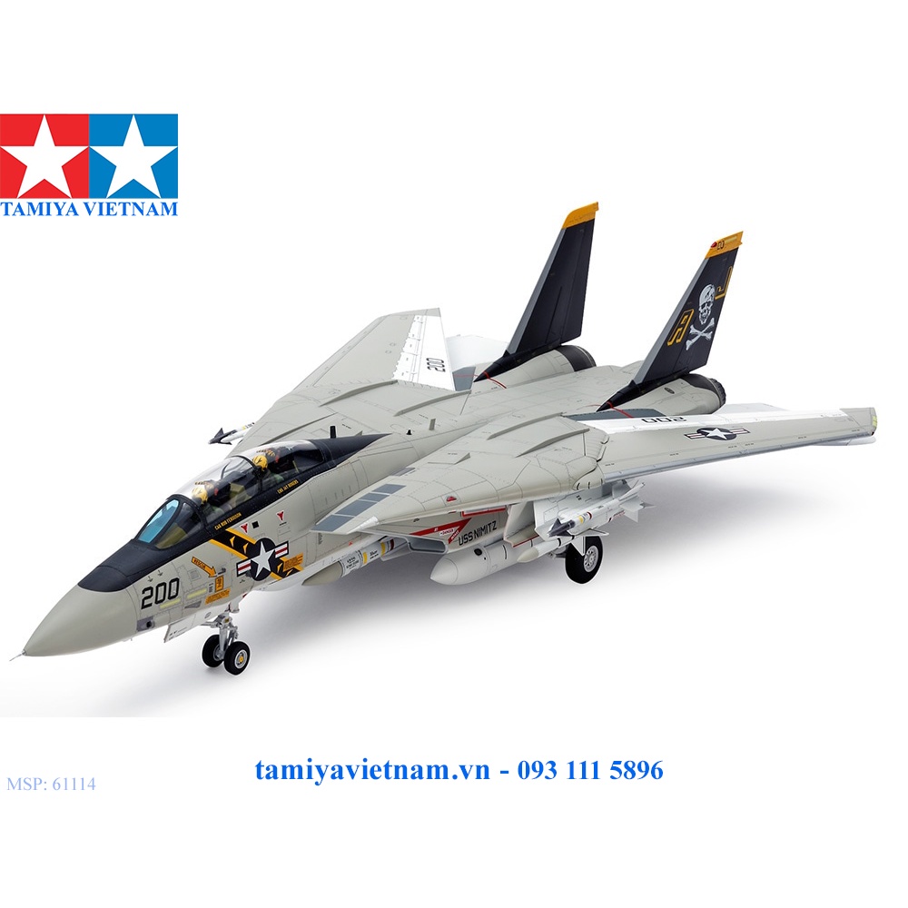 [TAMIYA] 61114 Mô hình máy bay quân sự 1/48 SCALE GRUMMAN F-14A TOMCAT ...