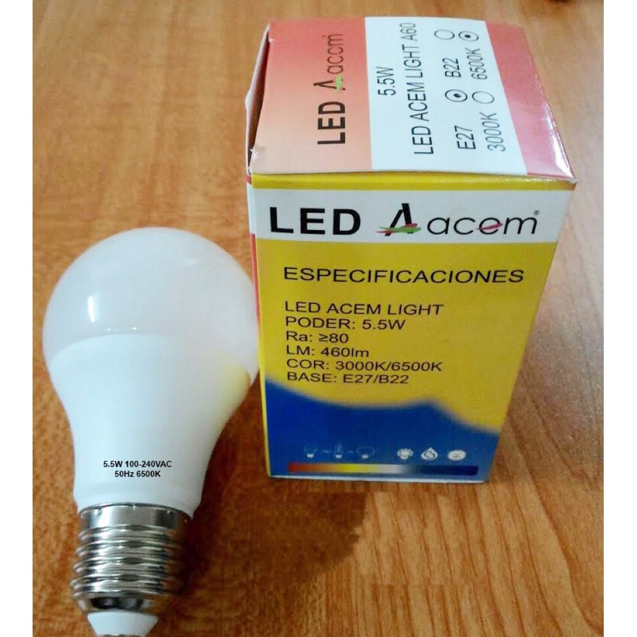Bóng đèn LED ACEM LIGHT 3W - 5,5W - 7W - 9W- Hàng Chính Hãng | Shopee ...
