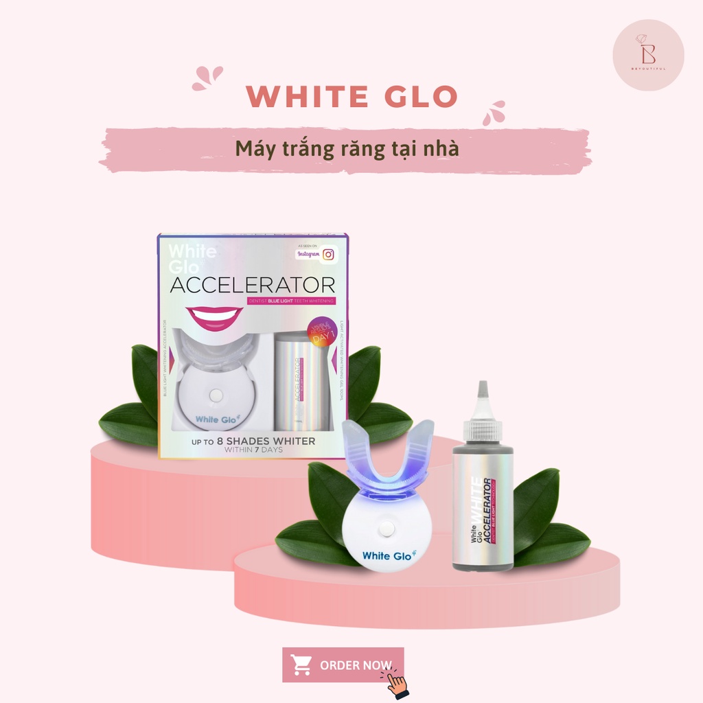 Máy làm trắng răng White Glo Accelerator Blue Light - [ Hàng Úc đủ bill ...