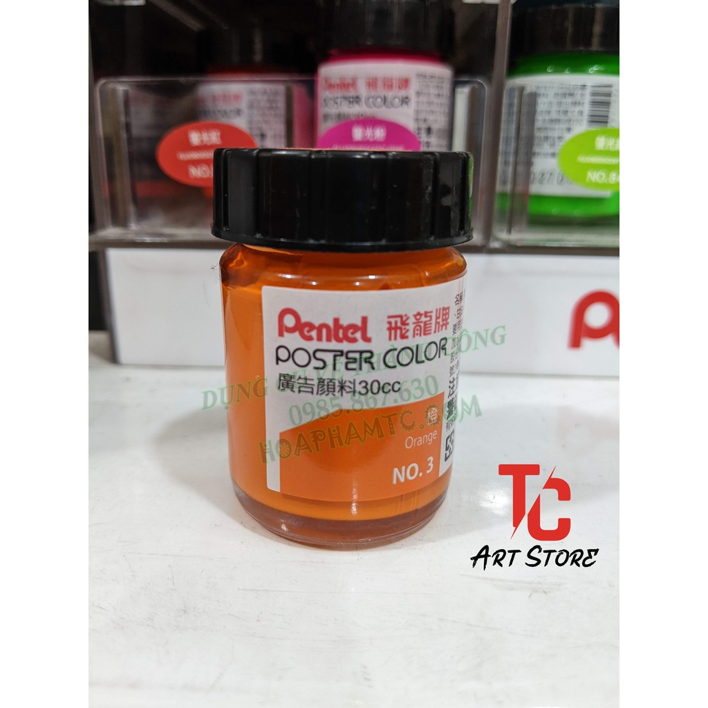Màu Poster Color Pentel Bán Lẻ Hũ 30ml – Hàng Chính Hãng | Shopee Việt Nam