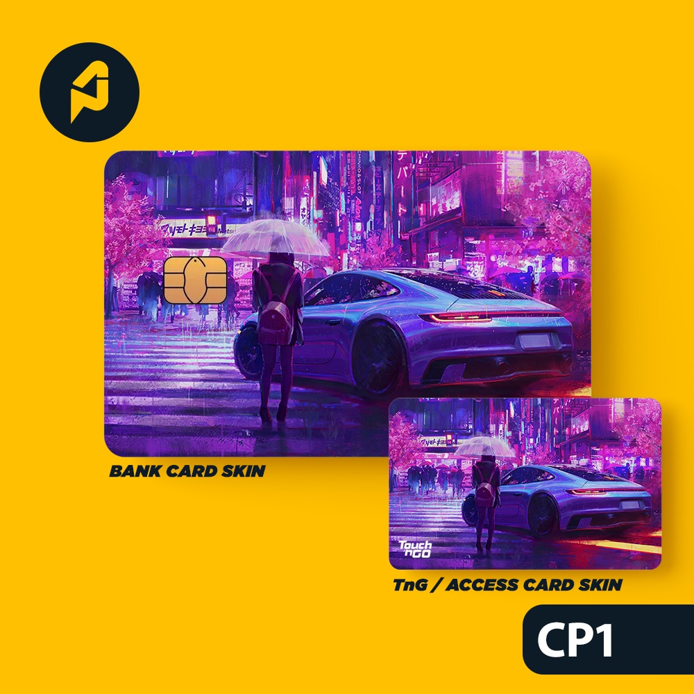 Skin Card Cyberpunk (Series 1) - Miếng Dán ATM, Thẻ Xe, Thẻ Từ, Thẻ ...