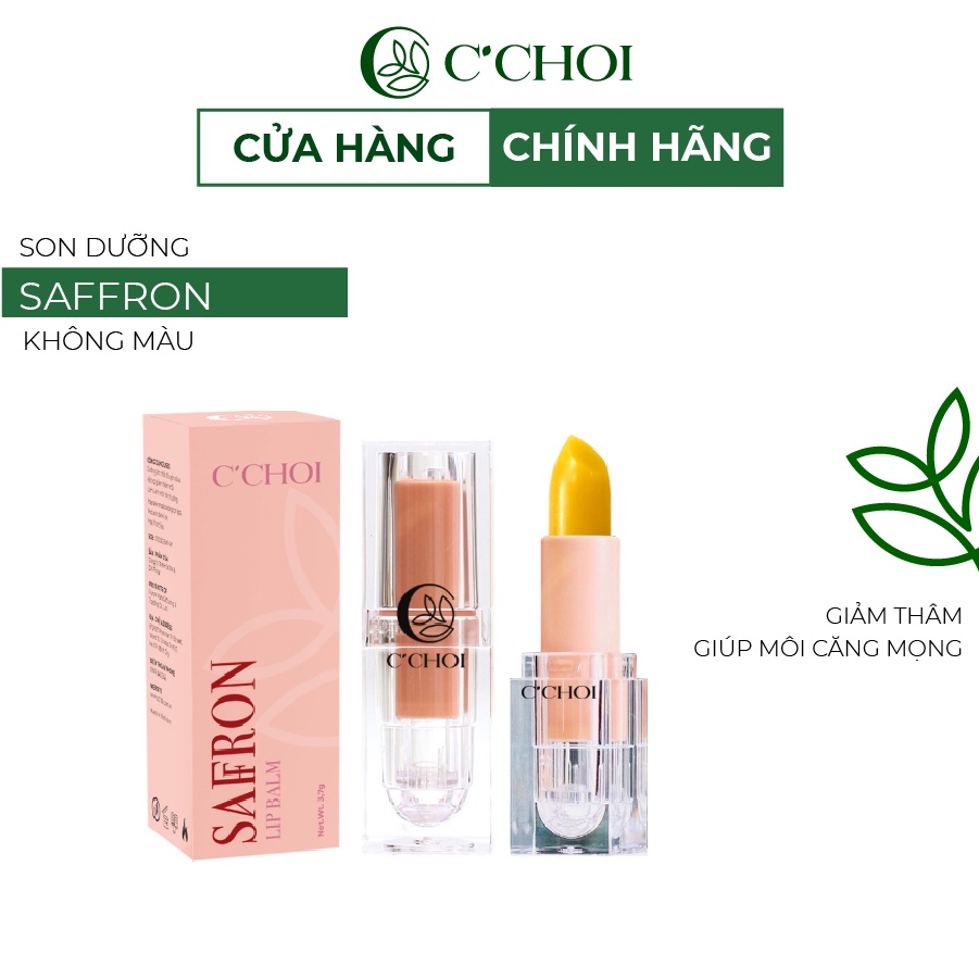 Son dưỡng C'CHOI Saffron nhụy hoa nghệ tây giúp môi giảm thâm, căng ...
