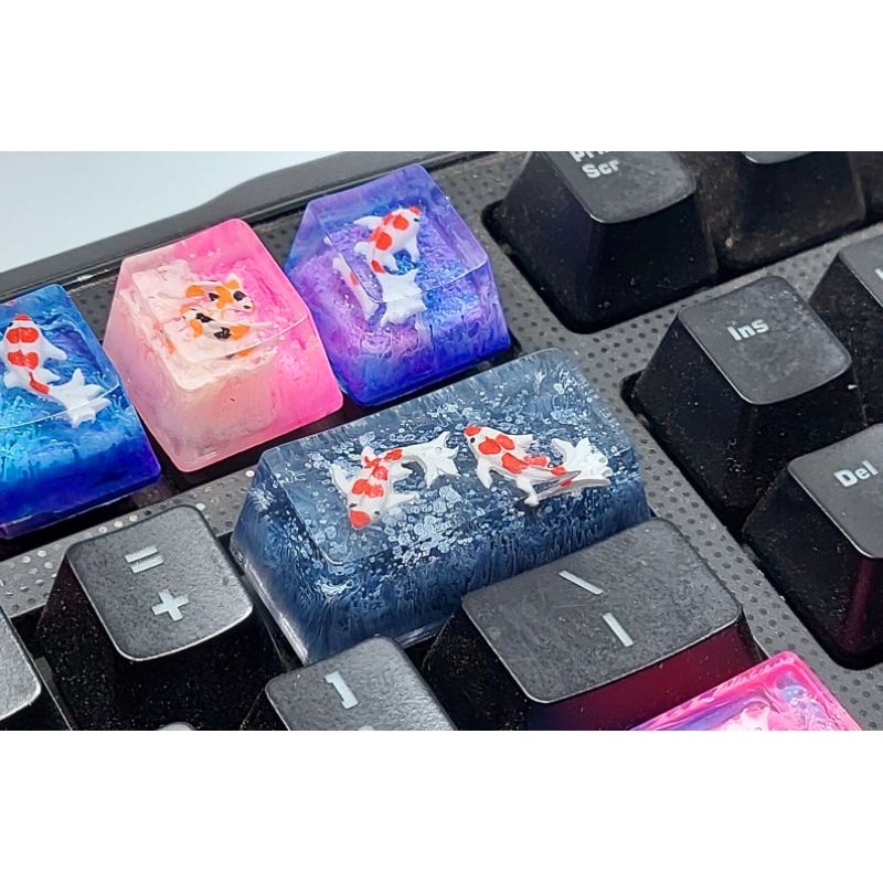 Keycap cá koi 2u OEM (BACKSPACE) trang trí bàn phím cơ gaming | Shopee ...