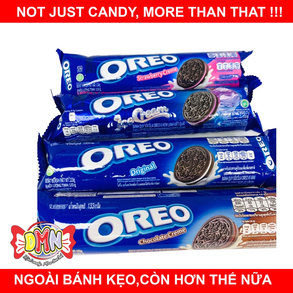 Bánh quy kẹp kem OREO 119.6g | Shopee Việt Nam