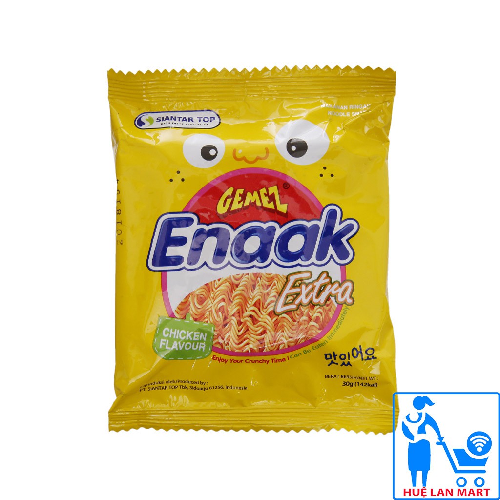 Snack Mì Gemez Enaak Extra Hương Vị Gà Nướng Gói 30g | Shopee Việt Nam
