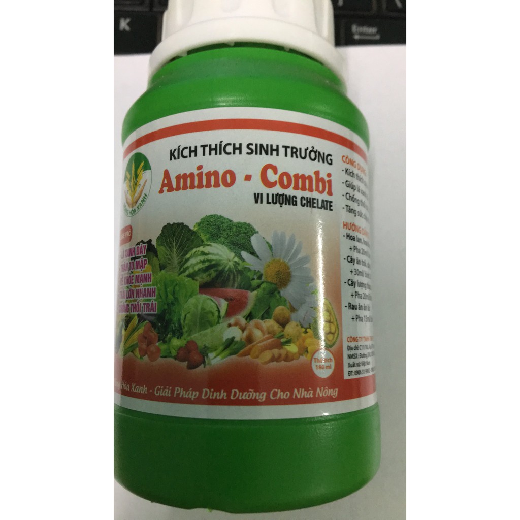 Phân bón vi lượng Amino Combi Chelate lọ180 ml | Shopee Việt Nam