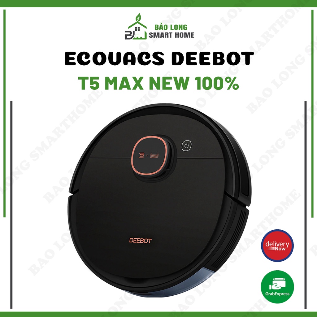 Robot Hút Bụi Lau Nhà Ecovacs Deebot T5 Max DX65 Mới Nguyên Seal - Robot Hút Bụi Lau Nhà Chính ...