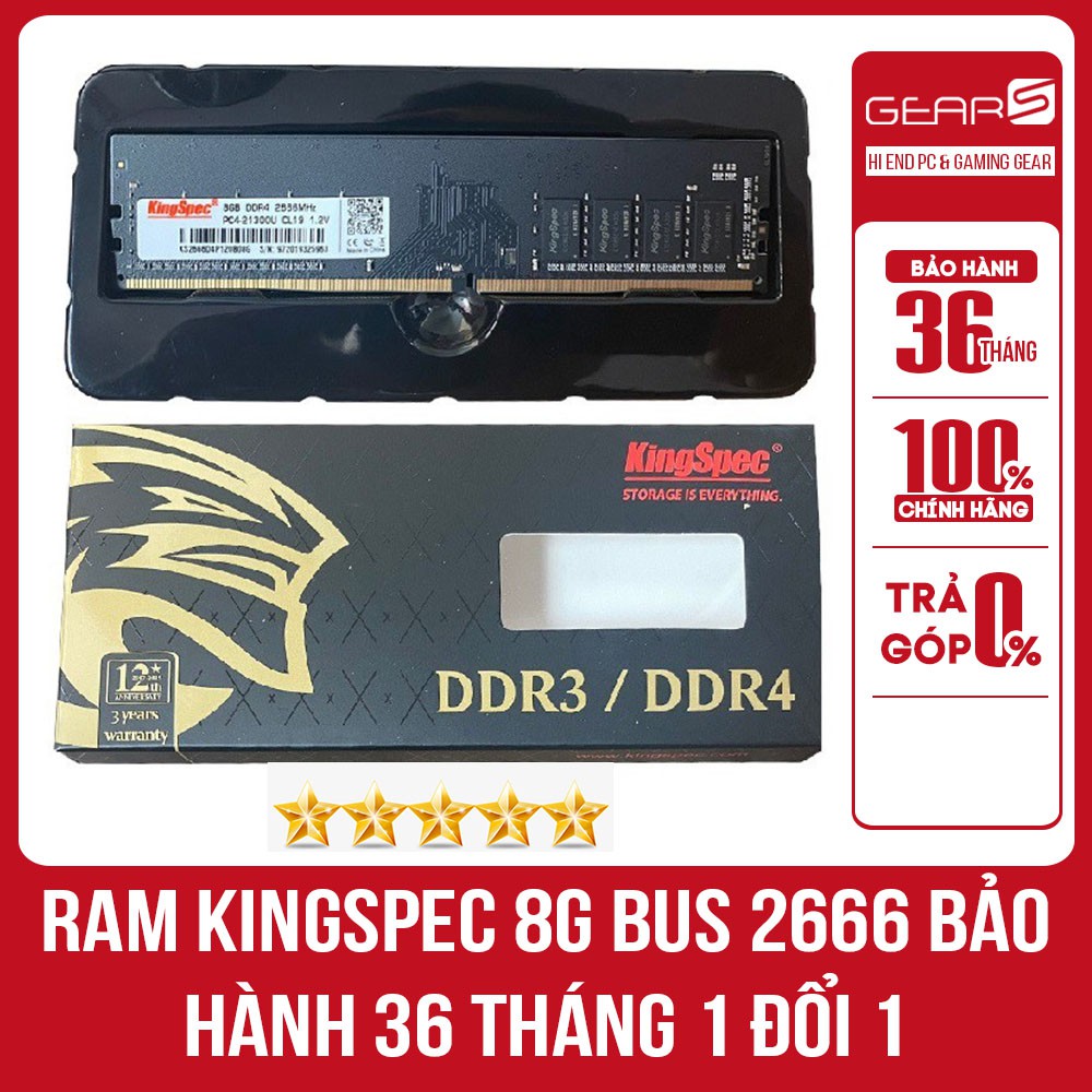 Ram Kingspec 8G bus 2666 Bảo hành 36 Tháng 1 đổi 1 | Shopee Việt Nam