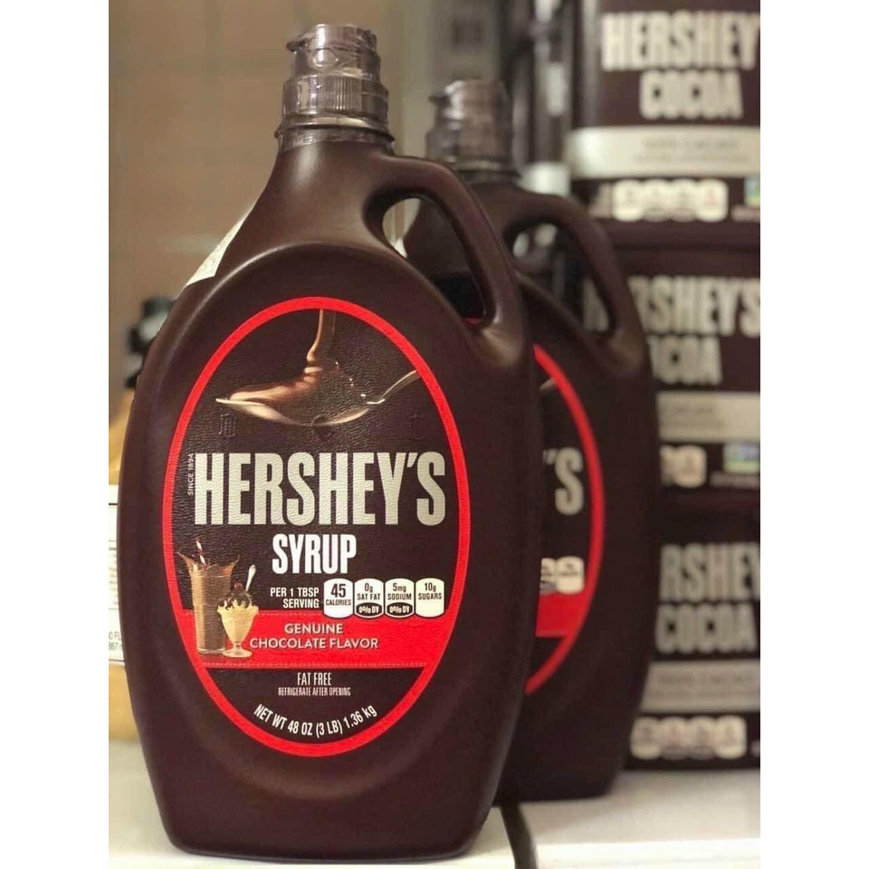 Siro sôcôla hiệu Hershey's Syrup chai 1,36kg của Mỹ | Shopee Việt Nam