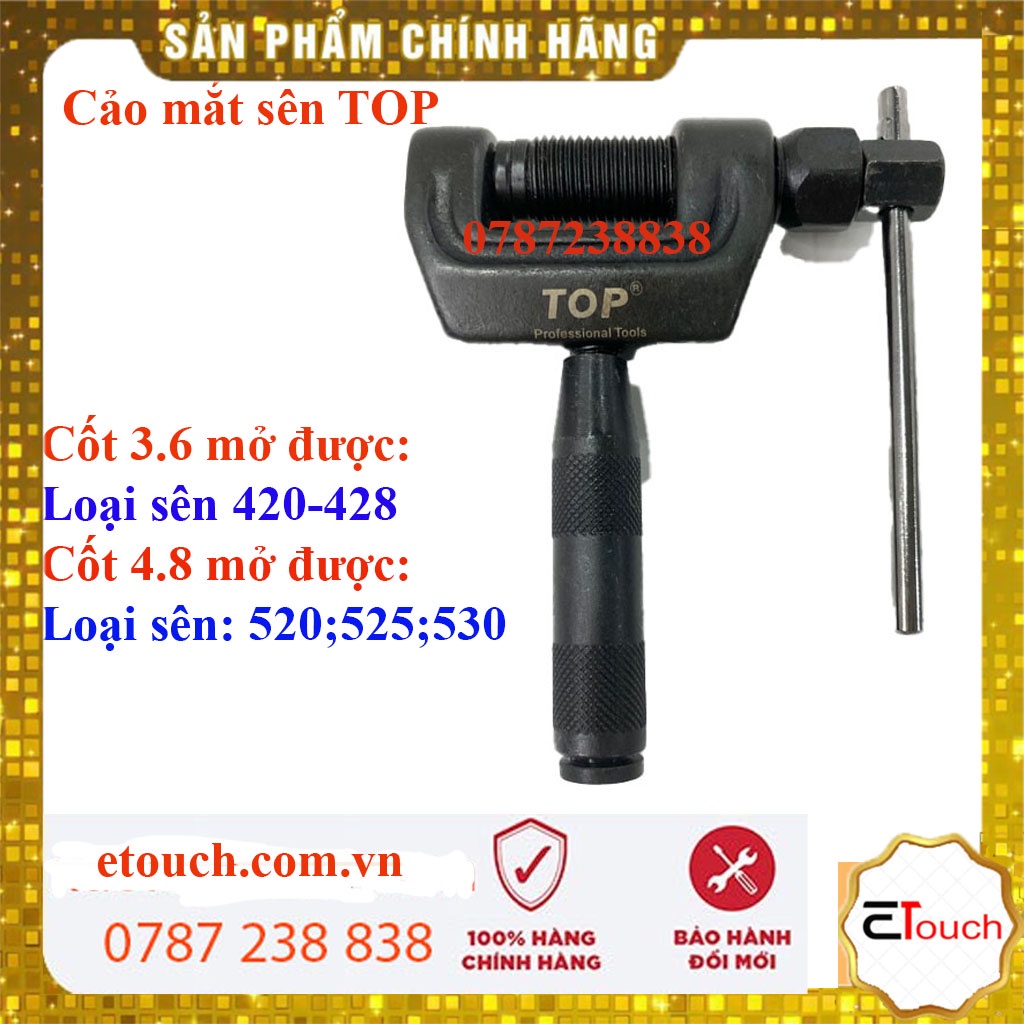Cảo tháo mắt sên xe máy nhiều dòng xe, cốt sên 3.6 và 4.8 của Top model LU-SENTOP 420-530 ...