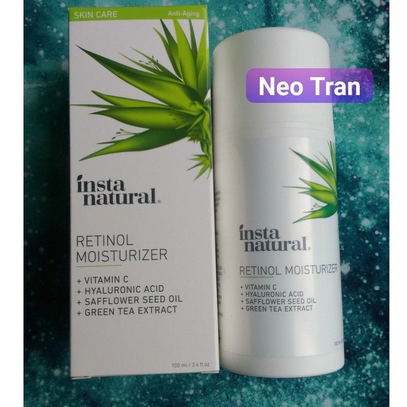 [CHÍNH HÃNG] Kem dưỡng Retinol Moisturizer Insta natural 100ml | Shopee ...