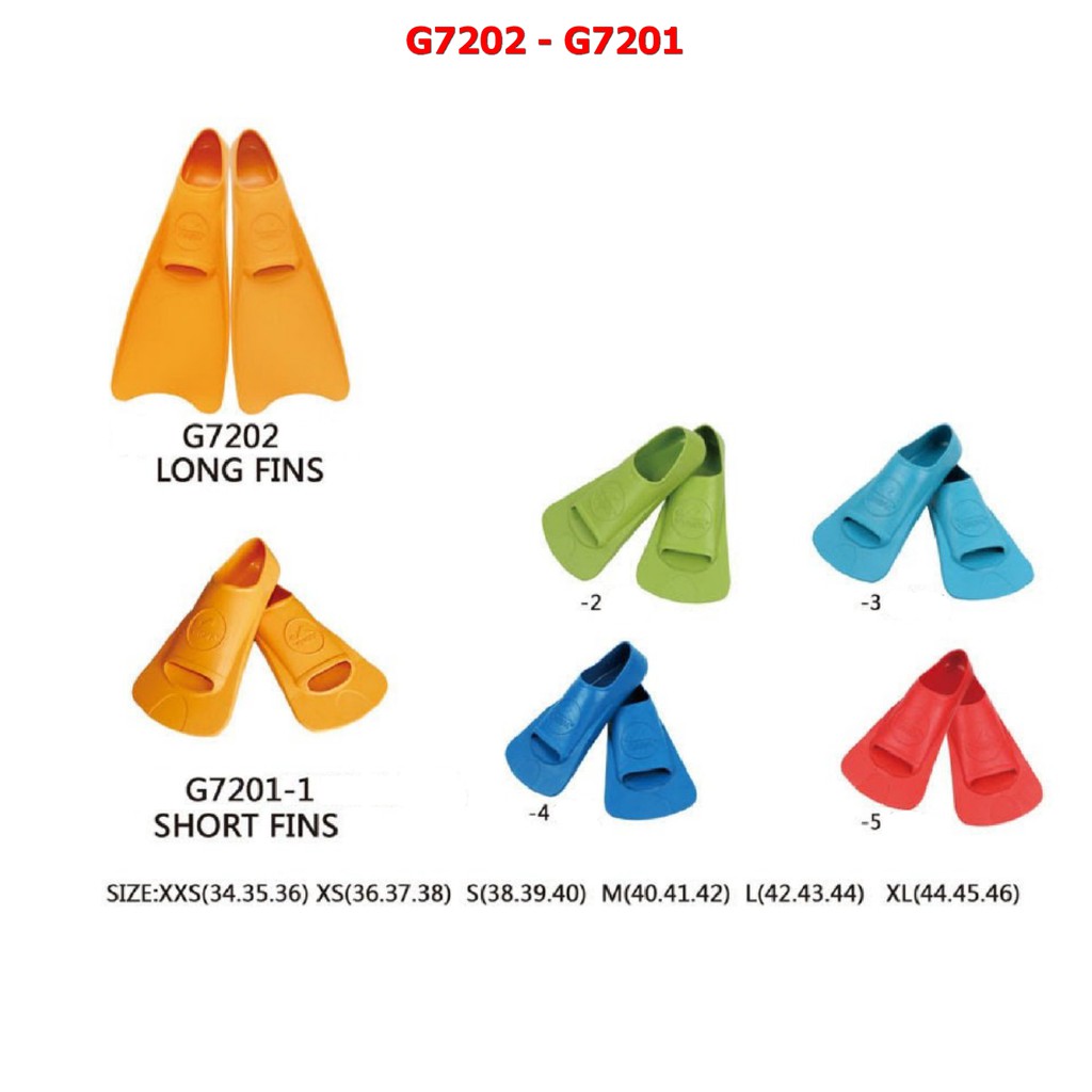 Chân nhái - chân vịt bơi chính hãng Yingfa G7201 - G7202 ( shop chỉ có ...