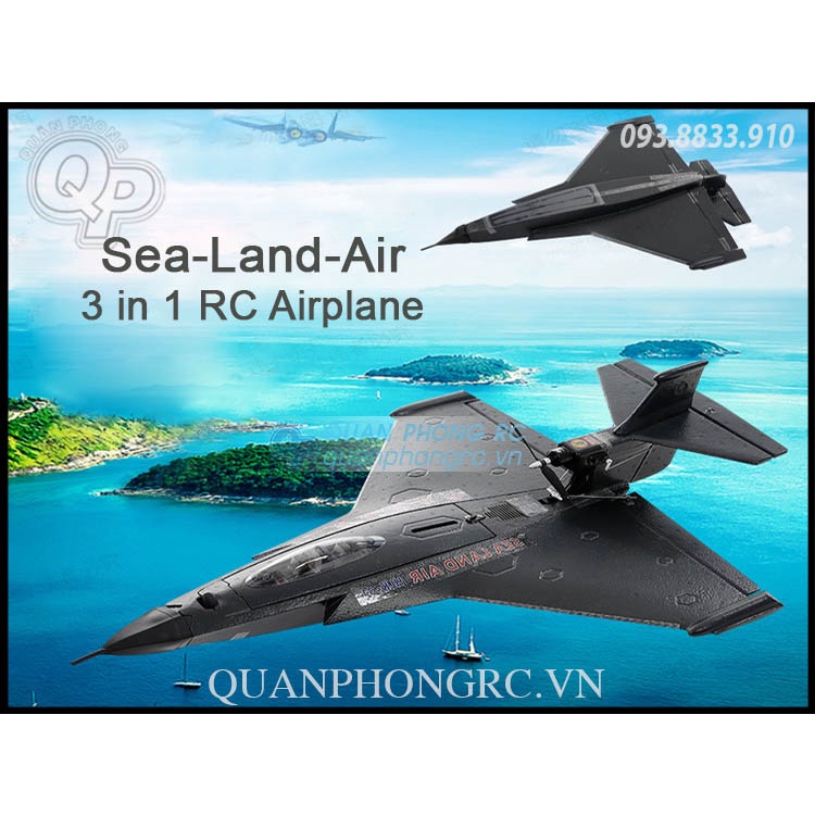 Vỏ Kit Thuỷ Phi Cơ Polaris HLK-31 630mm Wingspan EPP Sea-Land-Air 3 in ...