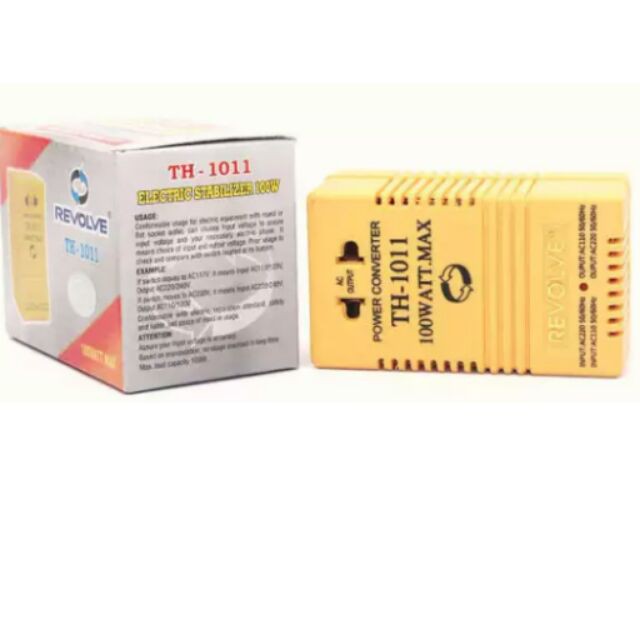 Bộ Biến Áp 100W Đổi Nguồn 220V Ra 110V Revolve TH-1011 | Shopee Việt Nam