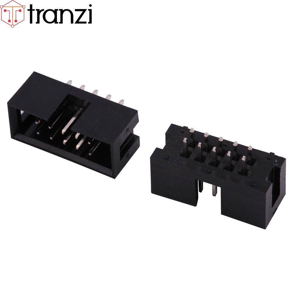 Giắc cắm header 2.54mm IDE IDC DC3 2x5P chân cắm thẳng đen - túi 10 cái | Shopee Việt Nam