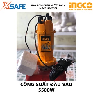 Máy bơm chìm nước sạch INGCO SPC5502 - Điện áp 220-240V~50Hz, công suất đầu vào 550W(0.75HP ...
