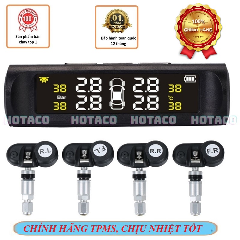 CAM KẾT CHÍNH HÃNG TPMS- cảm biến áp suất lốp ô tô, cảm biến đo lốp ô tô | Shopee Việt Nam
