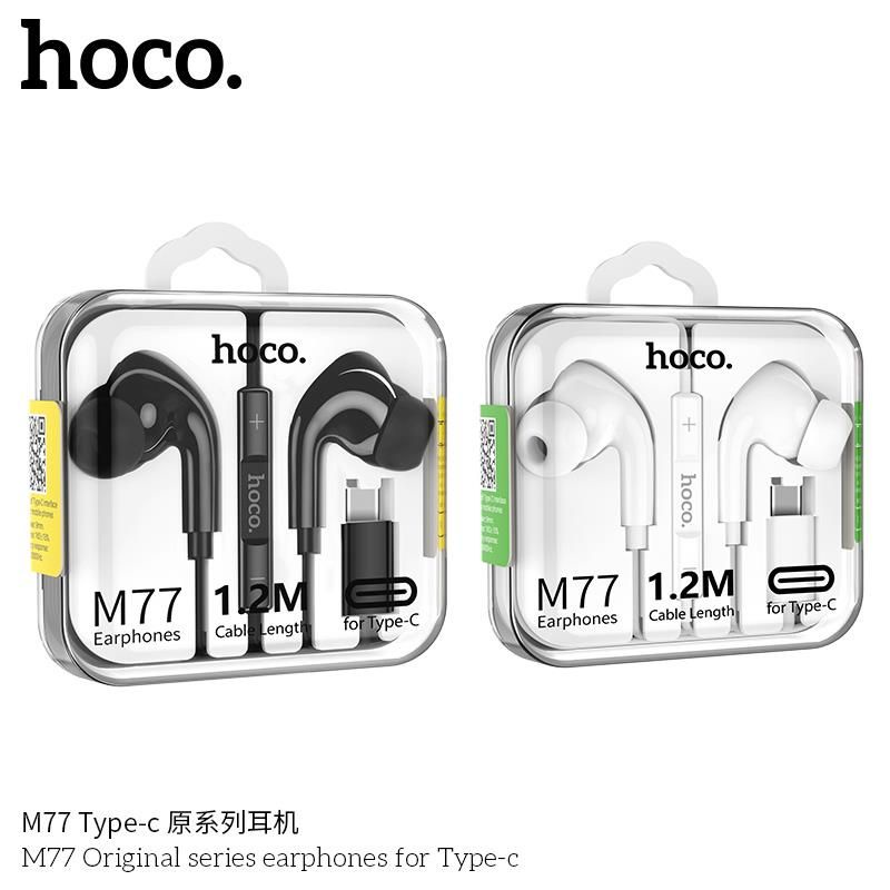 Tai nghe có dây Hoco M77 chân TypeC | Shopee Việt Nam
