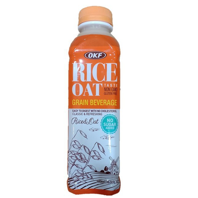 [không Đường] Nước Gạo Yến Mạch OKF Rice Oat Chai 500ml- Hàng xả-Nhập ...