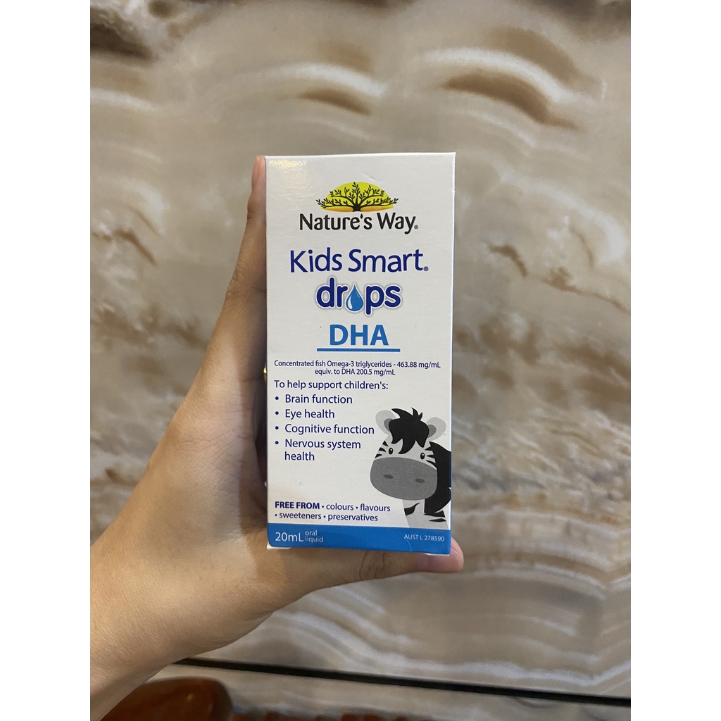 DHA dạng giọt Nature’s Way Kids Smart DHA Drops Úc 20ml | Shopee Việt Nam