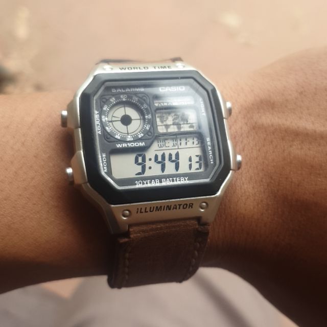 Đồng hồ casio EA - 1200WH nam cũ | Shopee Việt Nam